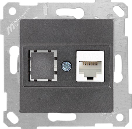 Mutlusan: Rita Mek+Tuş Data Prizi 1*Rj45 (Cat6)