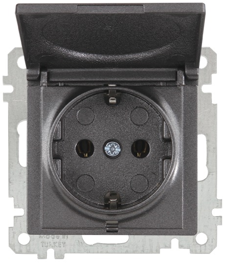 Mutlusan: Daria Mek+Tuş Kapaklı Topraklı Priz