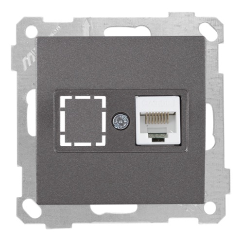 Mutlusan: Daria Mek+Tuş Data Prizi 1*Rj45 (Cat5e)