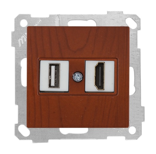 Mutlusan: Candela Mek+Tuş Data Prizi 1*Usb/1*Hdmı