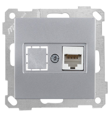 Mutlusan: Daria Mek+Tuş Data Prizi 1*Rj45 (Cat6)
