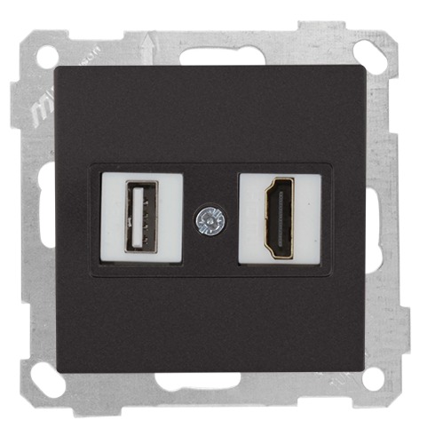 Mutlusan: Daria Mek+Tuş Data Prizi 1*Usb/1*Hdmı