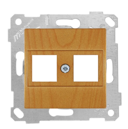 Mutlusan: Rita Mek+Tuş Data Prizi 2*Rj45 (Kon.süz)