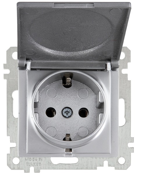 Mutlusan: Daria Mek+Tuş Kapaklı Topraklı Priz