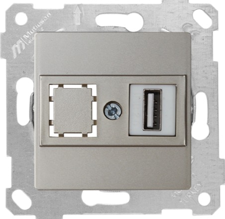 Mutlusan: Rita Mek+Tuş Data Prizi 1*Usb