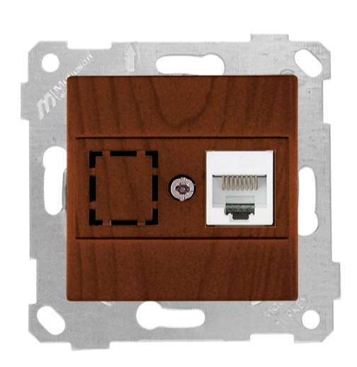 Mutlusan: Rita Mek+Tuş Data Prizi 1*Rj45 (Cat5e)