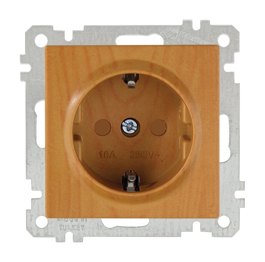 Mutlusan: Candela Mek+Tuş Topraklı Priz (Çocuk Kor.)