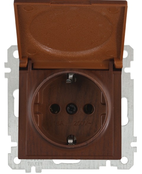 Mutlusan: Daria Mek+Tuş Kapaklı Topraklı Priz