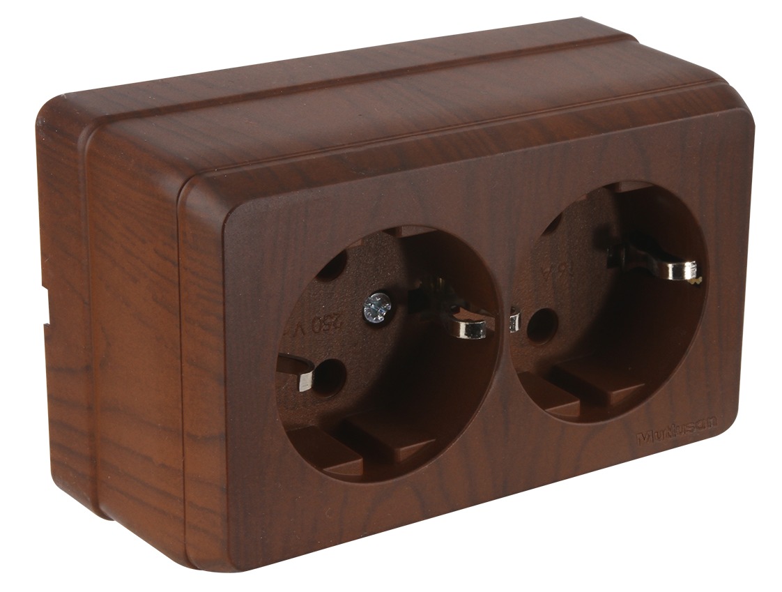 Mutlusan: Bron S/Ü İkili Top.lı Priz Porselen